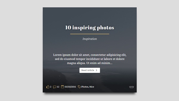 BLOG CARDS | WebArtDeveloper