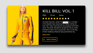 MOVIE CARD INTERACTIVE UI