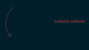 CURVED ARROW