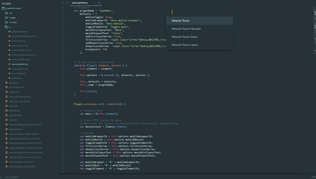 MATERIAL THEME