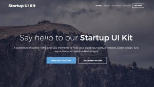 FREE BOOTSTRAP 4 STARTUP UI KIT