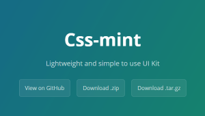 CSS MINT UI KIT