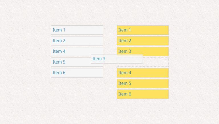 HTML5 SORTABLE JQUERY PLUGIN