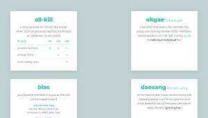 K-POP FANDOM DICTIONARY