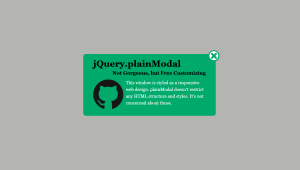 JQUERY-PLAINMODAL