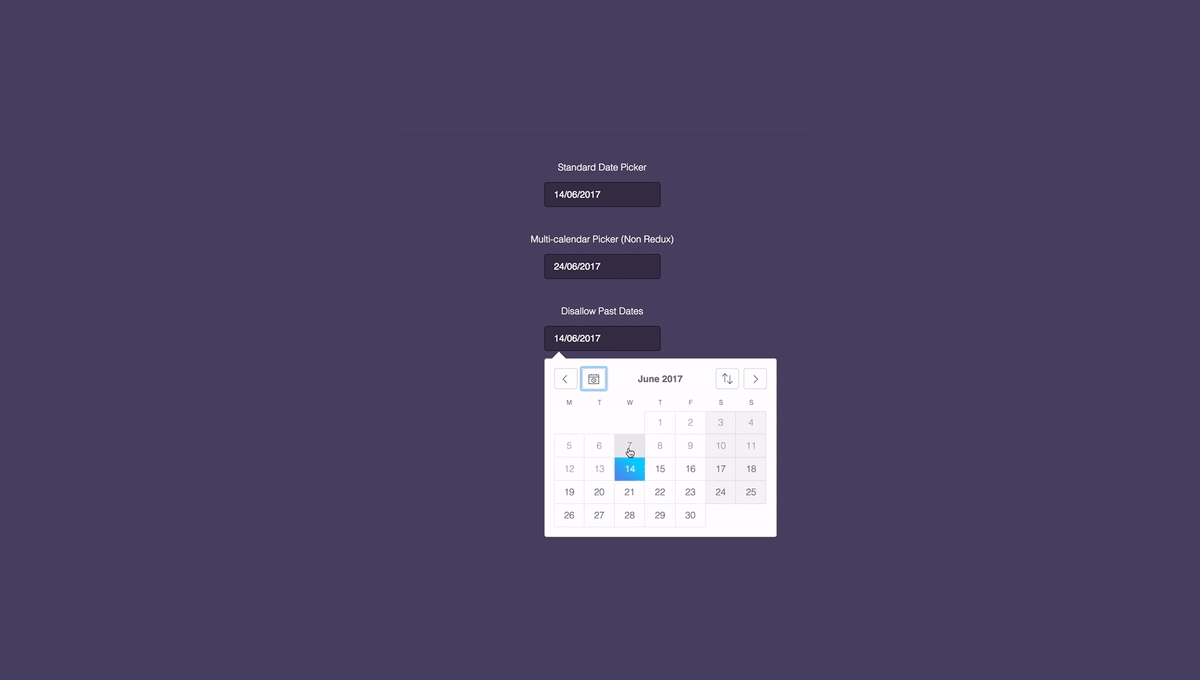 React Datez