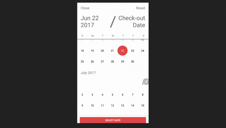 REACT-NATIVE-RANGE-DATEPICKER