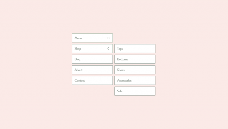 Css Only Nested Dropdown Navigation