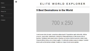 PURE CSS SLIDE OUT MENU