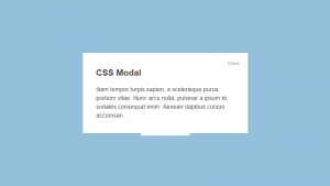 BASIC CSS MODAL