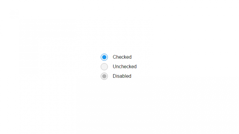 CSS RADIO BUTTONS