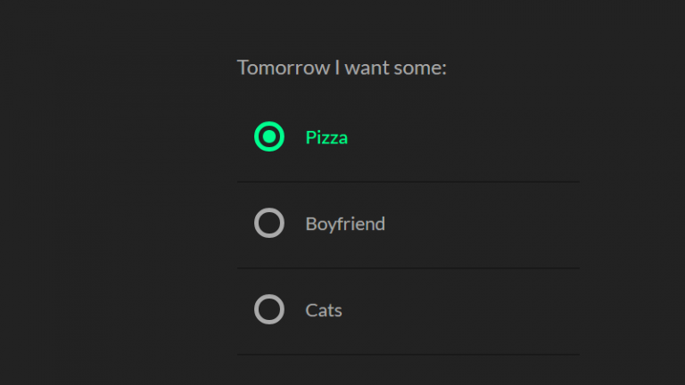 CSS STYLING RADIO BUTTON