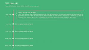 CSS3 TIMELINE