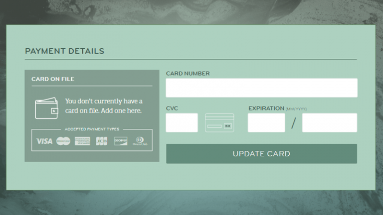 CREDIT CARD UI