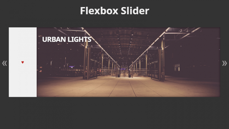 FLEXBOX SLIDER