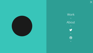 FULL-SCREEN MENU OVERLAY