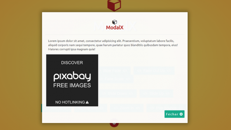 MODALX ANIMATED MODAL