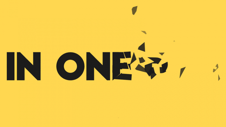 SHATTERING TEXT ANIMATION