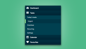 VERTICAL ACCORDION MENU USING JQUERY AND CSS3