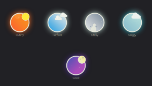 ANIMATED CSS WEATHER ICONS