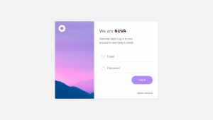 LOGIN FORM WITH FLOATING LABELS