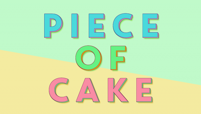 MULTI COLOURED 3D TEXT EFFECT