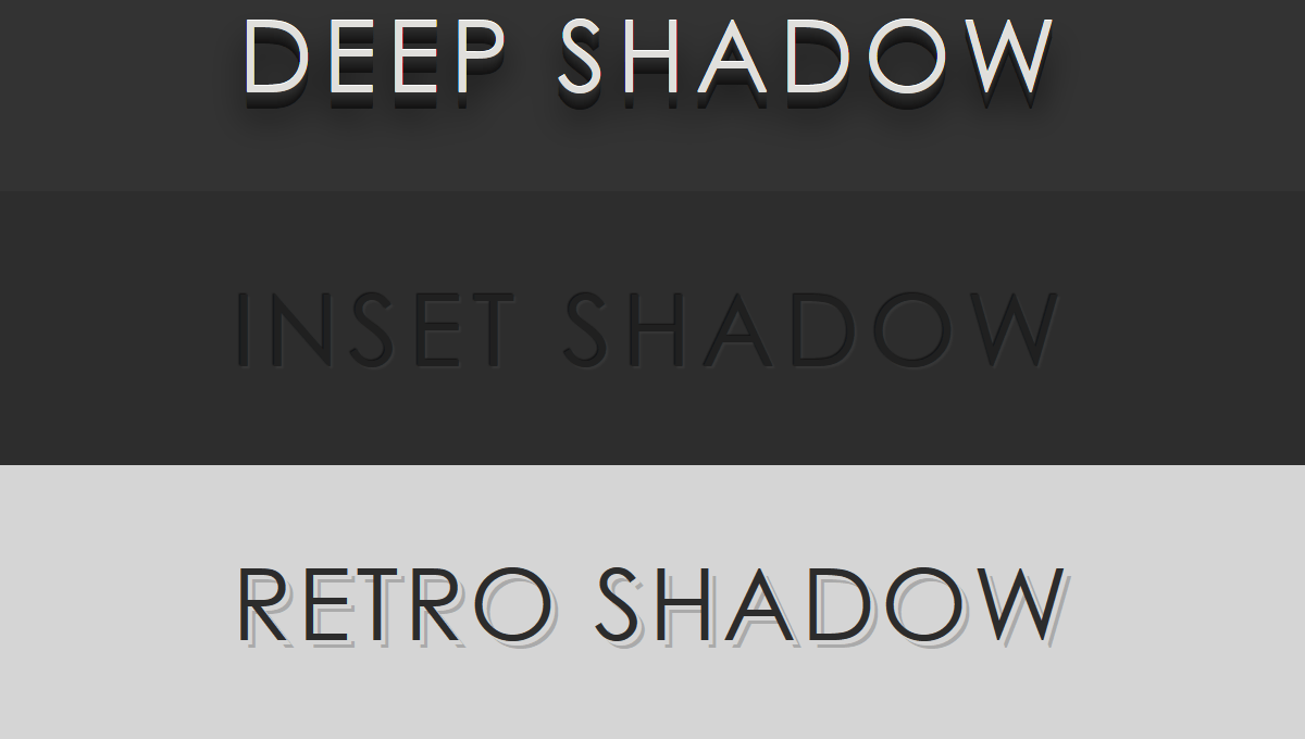 CSS3 TEXT-SHADOW EFFECTS
