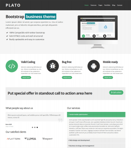 Plato Bootstrap Theme