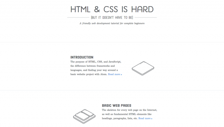 HTML & CSS IS HARD. BUT IT DOESN’T HAVE TO BE.
