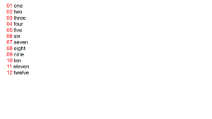 CSS ORDERED LIST WITH LEADING ZERO
