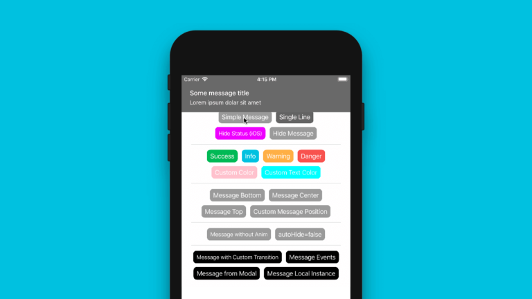 REACT-NATIVE-FLASH-MESSAGE