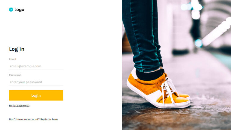 FREE BOOTSTRAP 4 LOGIN FORM