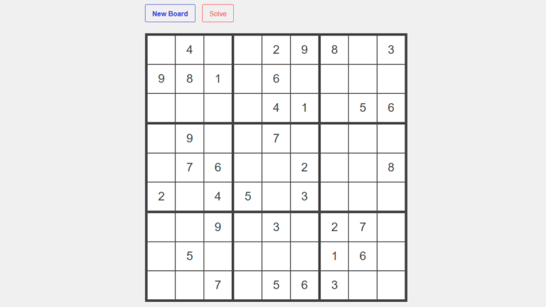 JAVASCRIPT SUDOKU PUZZLE GENERATOR