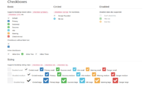 CHECKBOX AND RADIO STYLING WITH BOOTSTRAP