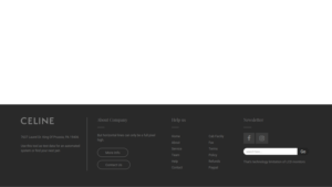 FOOTER WITH GREY BACKGROUND