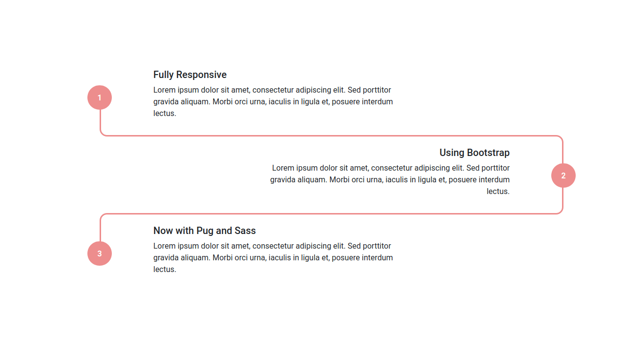 VERTICAL LEFT-RIGHT TIMELINE