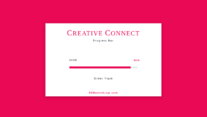 BOOTSTRAP 4 ORDER TRACKING CARD WITH PROGRESSBAR