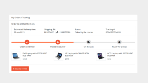 BOOTSTRAP 4 ORDER TRACKING TEMPLATE WITH ALL DETAILS