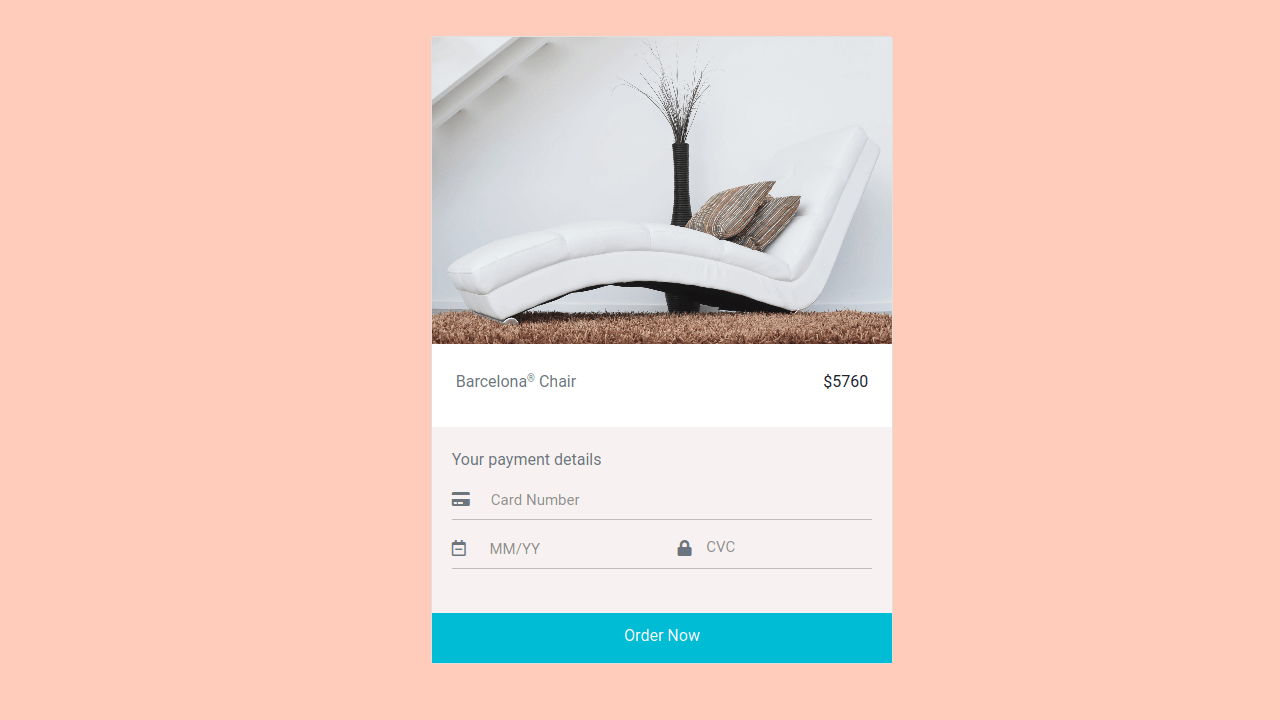 BOOTSTRAP 4 PAYMENT FORM