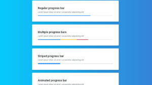 BOOTSTRAP 4 PROGRESS BAR