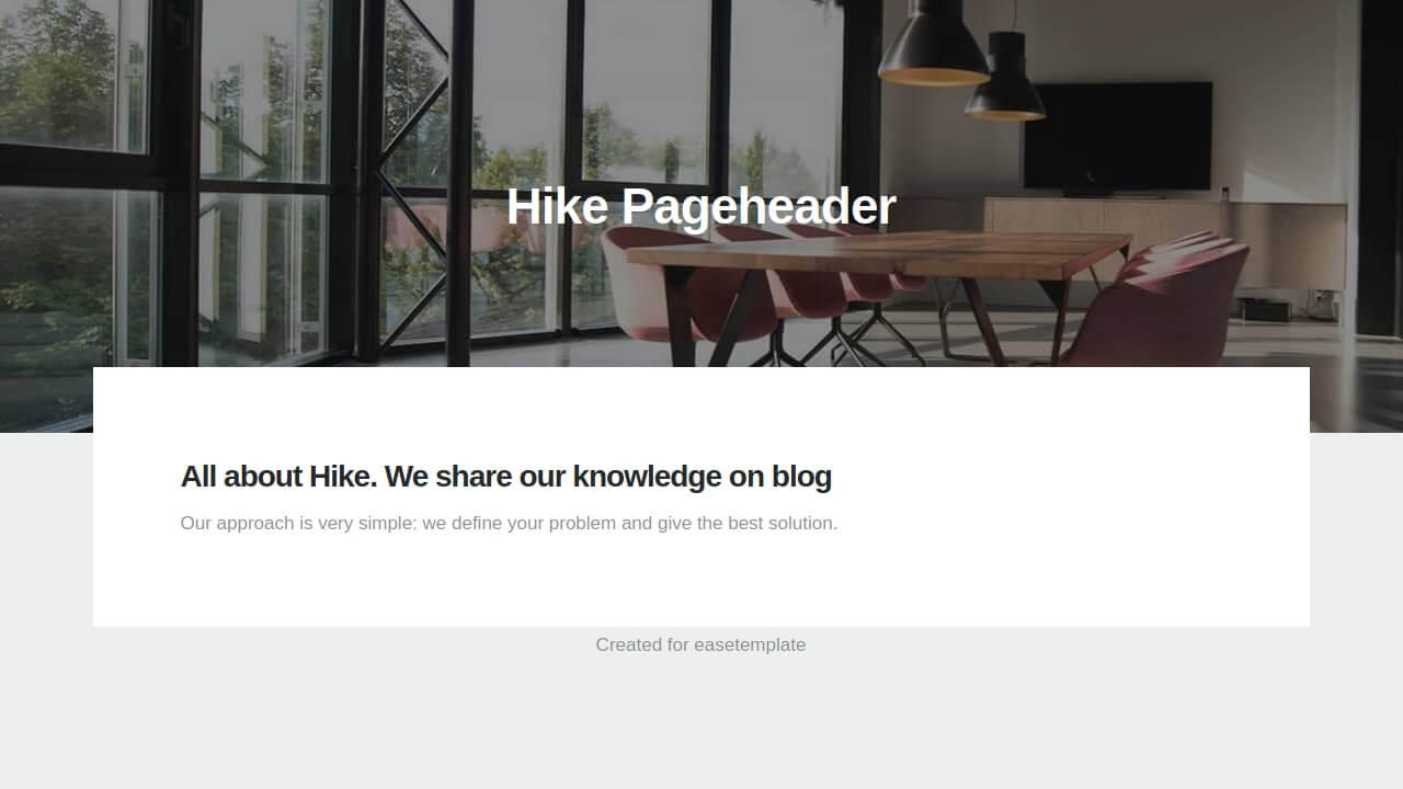 BOOTSTRAP PAGE HEADER