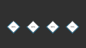 BOOTSTRAP PROGRESS BAR DIAMOND STYLE