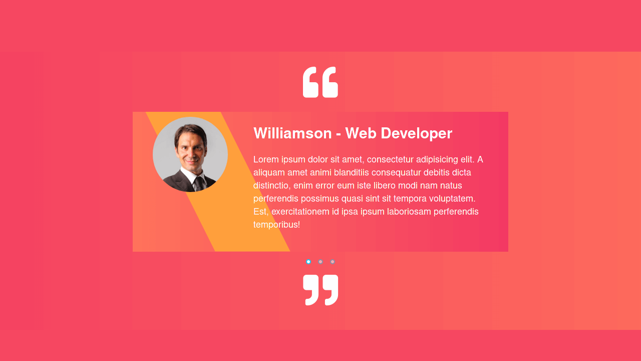 BOOTSTRAP TESTIMONIAL STYLE 42