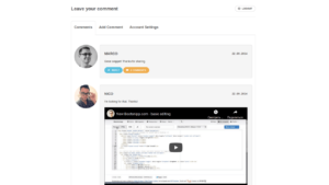 BOOTSTRAP UI COMMENTS