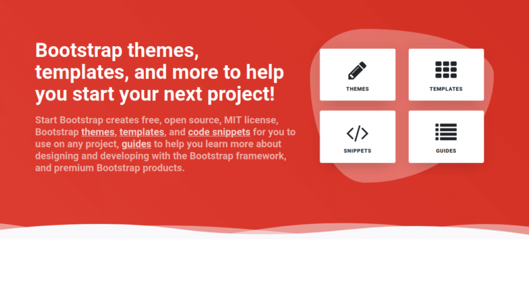 BOOTSTRAP HEADER LIKE STARTBOOTSTRAP