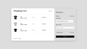 BOOTSTRAP 4 ECOMMERCE SHOPPING CART