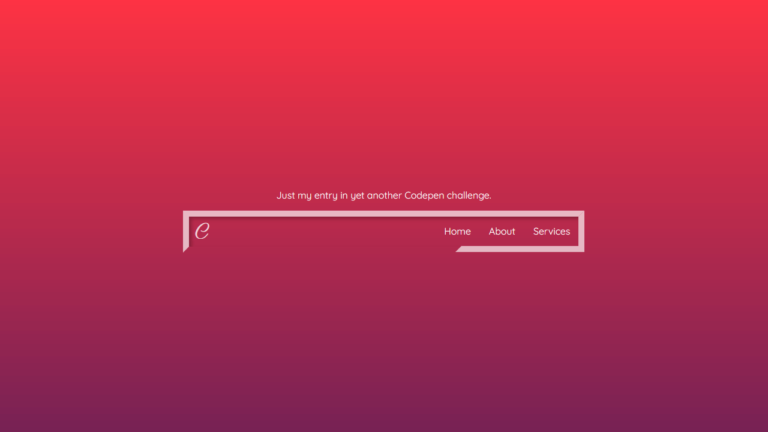 JUST A SIMPLE HEADER BAR