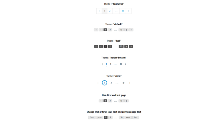 REACT PAGINATION JS