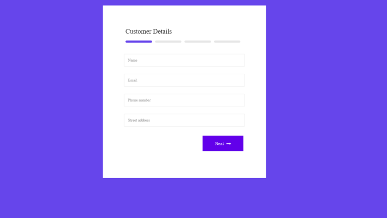BOOTSTRAP 4 FORM WIZARD USING JQUERY STEPS