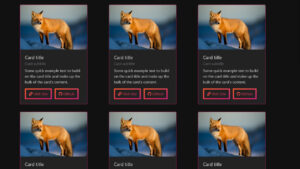 BOOTSTRAP CARD GRID